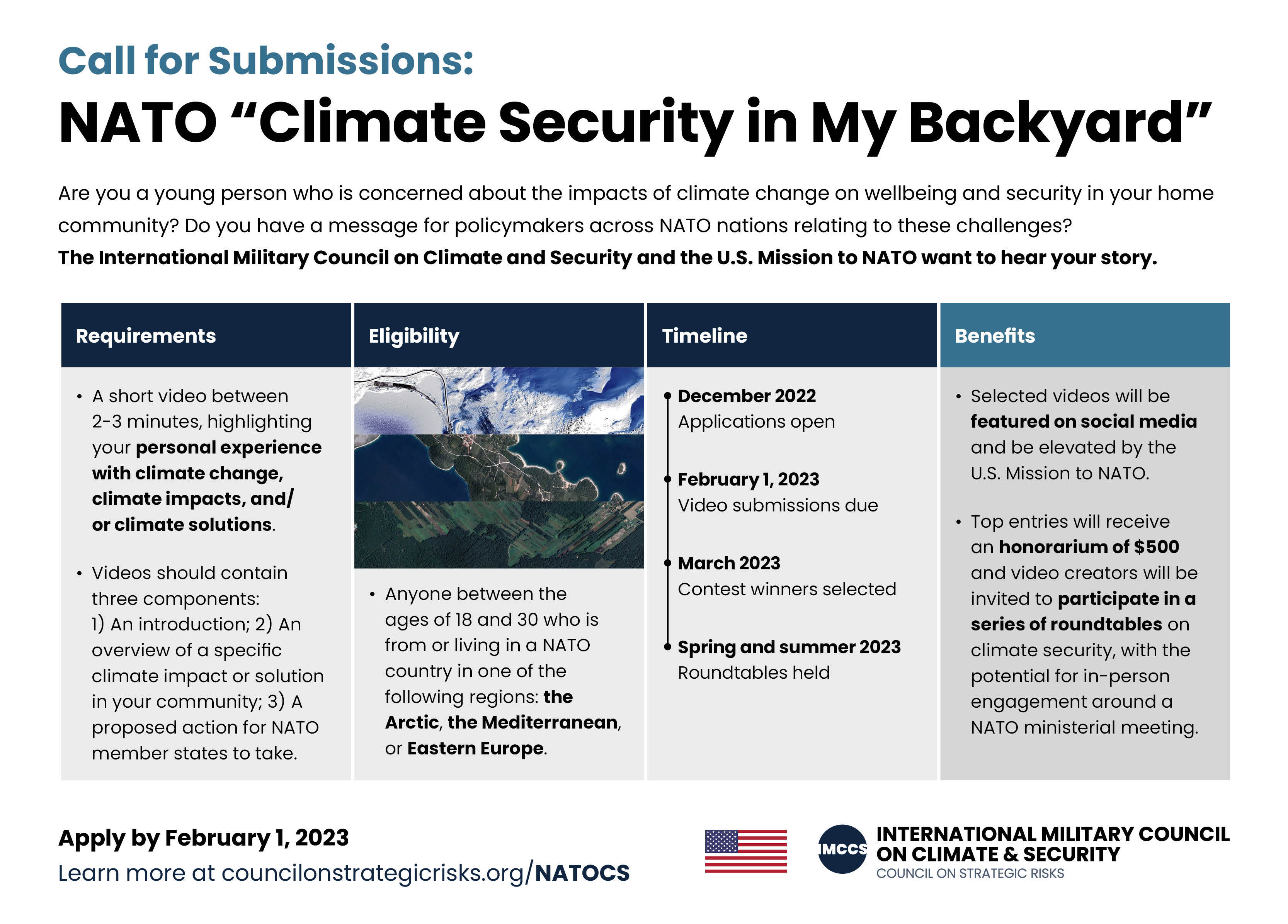 Call for Submissions: Young Leaders: NATO and Climate Security in my ...
